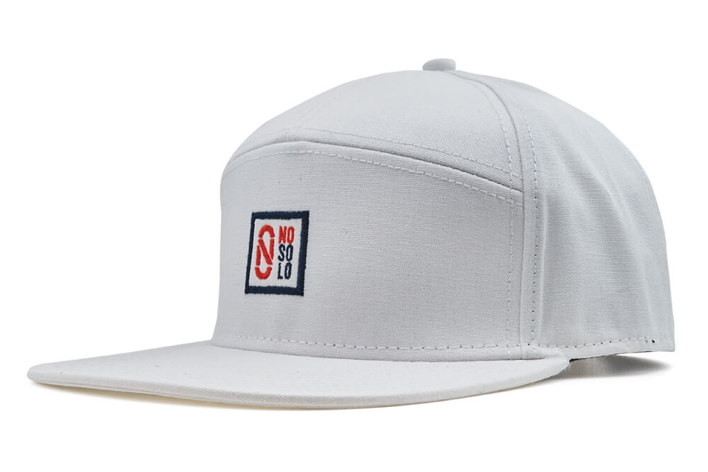 BACKWARDS 7 - Nav | NOSOLO | Navy Flat Brim Hat